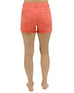 Casual Colored Hot Coral Denim Shorts - FINAL SALE - Grace and Lace