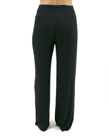 Essential Wide Leg Black Lounge Pants - Grace and Lace Essential Wide Leg Black Lounge Pants - Grace and Lace