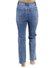 Stretch Mix Non-Distressed Mid-Wash 90's Jeans - Non-Distressed Mid ...