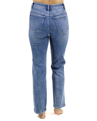 Stretch Mix Non-Distressed Mid-Wash 90's Jeans - Non-Distressed Mid ...