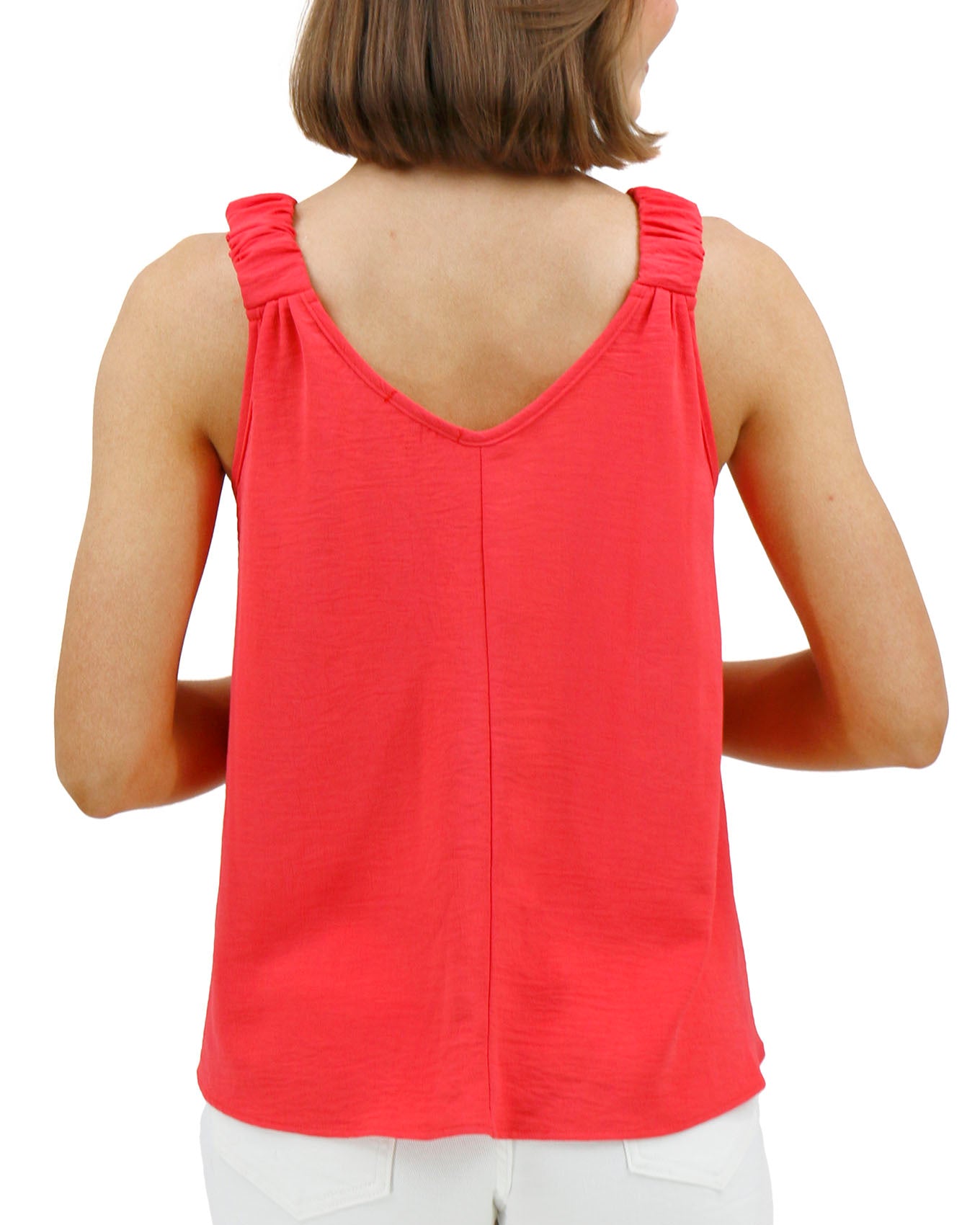 Coral Summer Tank - Coral / XS - Grace and Lace