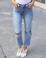 Premium Denim Jeans in Mid-Wash - Mid-Wash / 12 - Grace and Lace